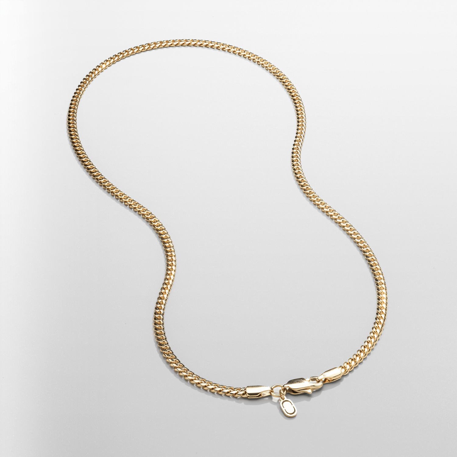 Gold Miami Cuban Chain 4mm | Gold | CRAFTD London