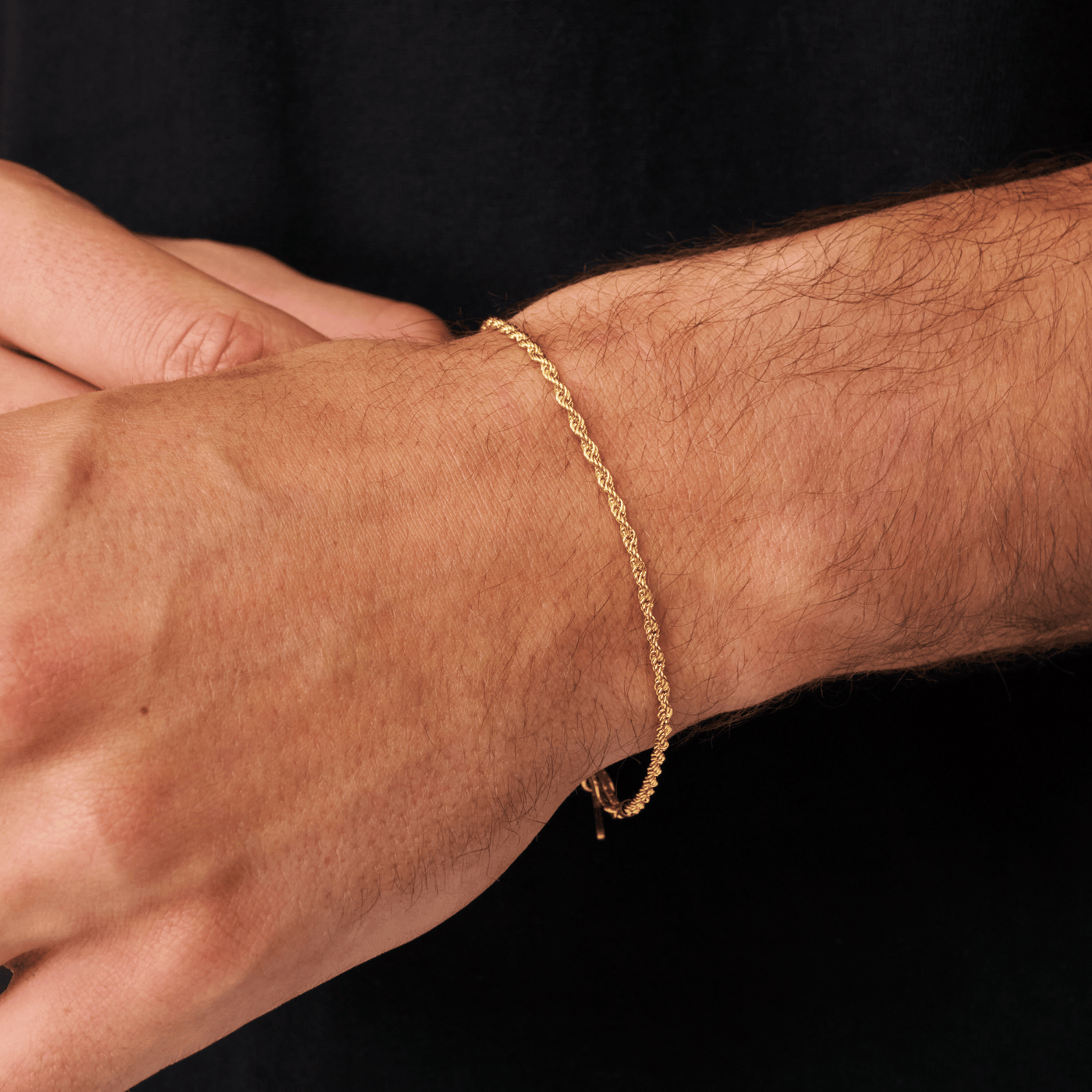 Rope Bracelet | Gold Rope Bracelet (2mm) | CRAFTD London