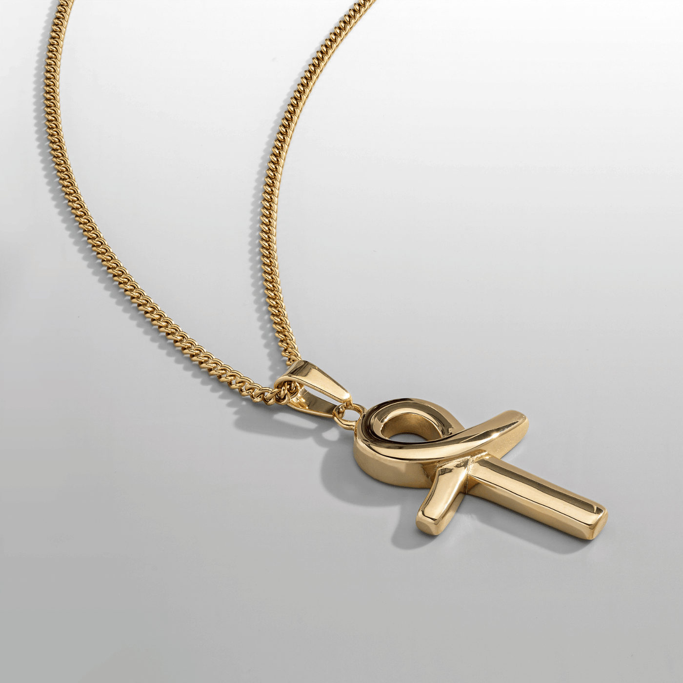 Gold Ankh Pendant | CRAFTD London