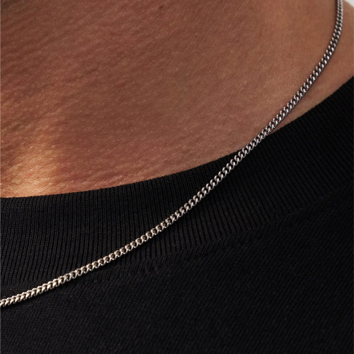 Connell Silver Rope Chain 2MM | CRAFTD London