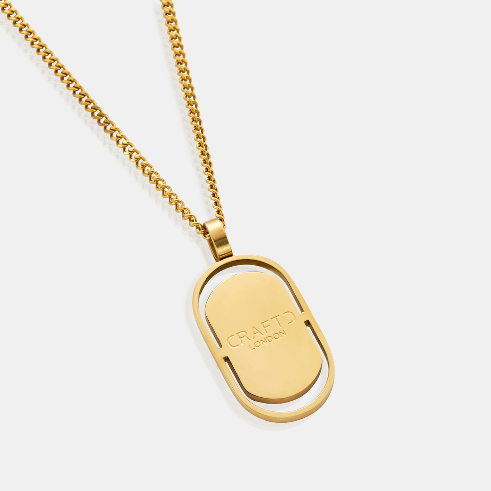 Gold Pendant | CRAFTD Signature Pendant | CRAFTD London