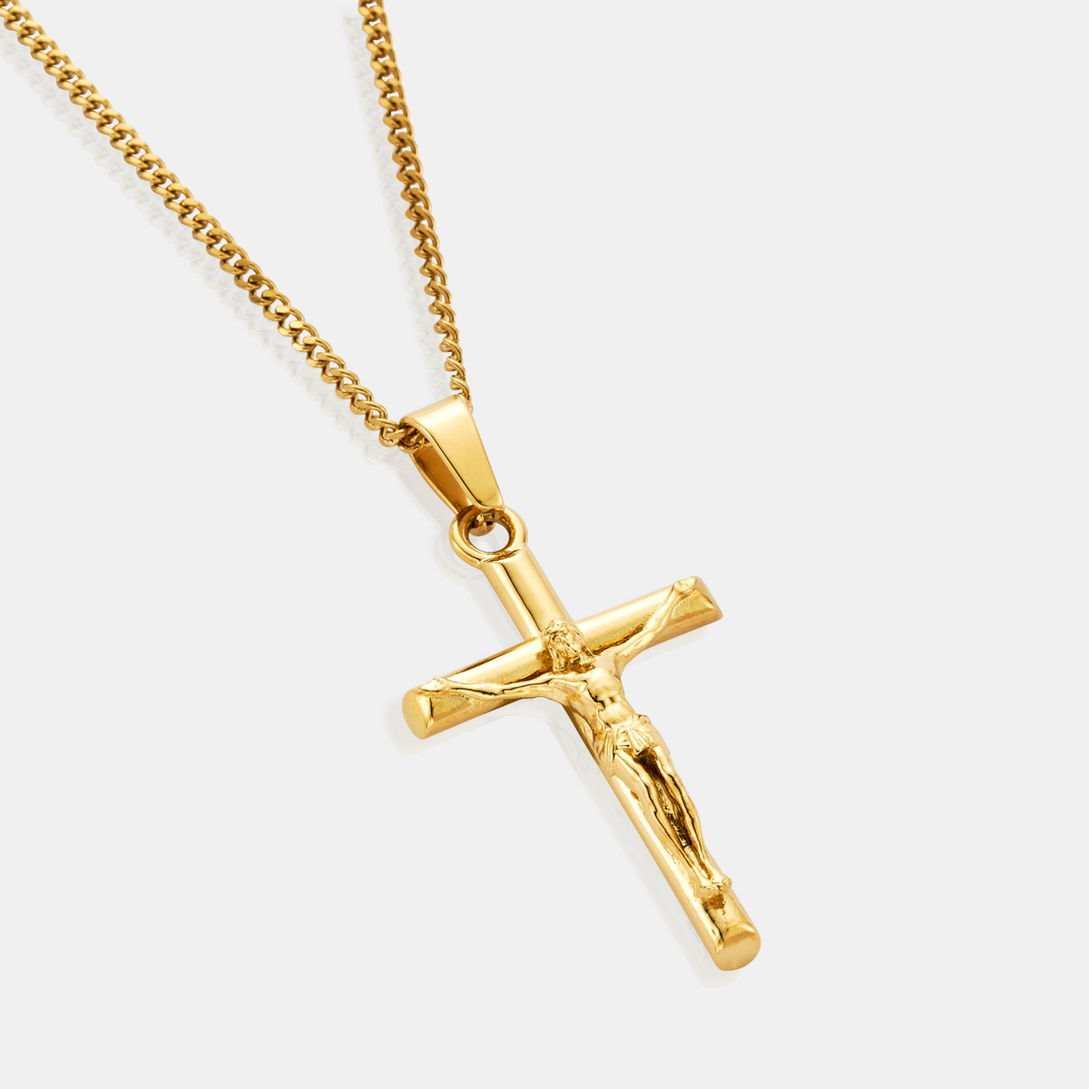 Gold Crucifix Necklace | CRAFTD London