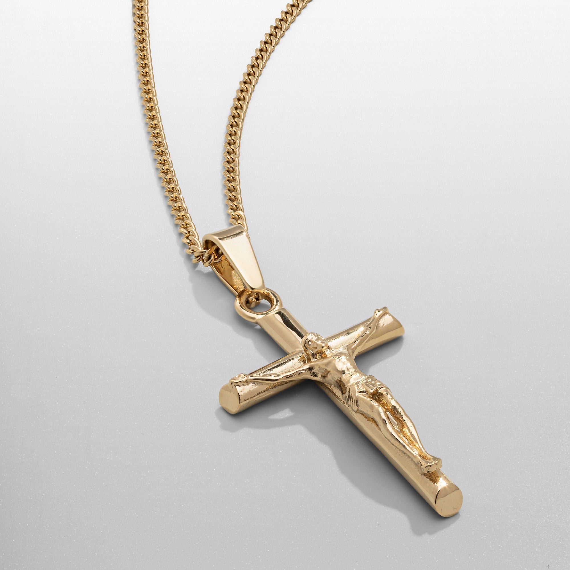 Gold Crucifix Necklace | CRAFTD London