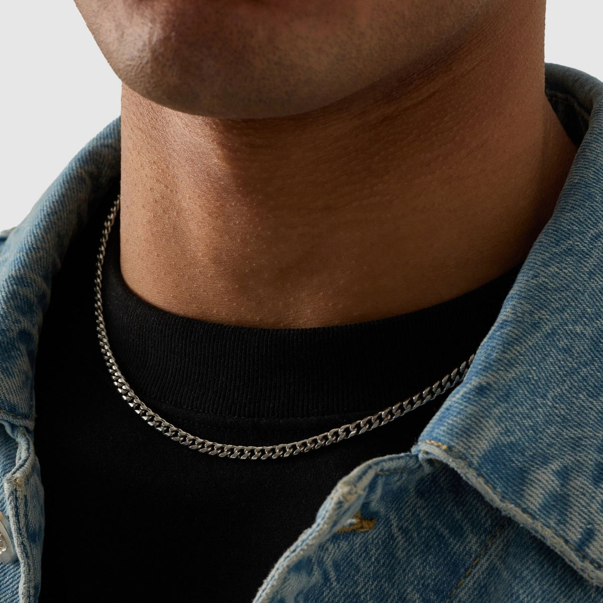 4MM Cuban Link Chain | Silver | CRAFTD London