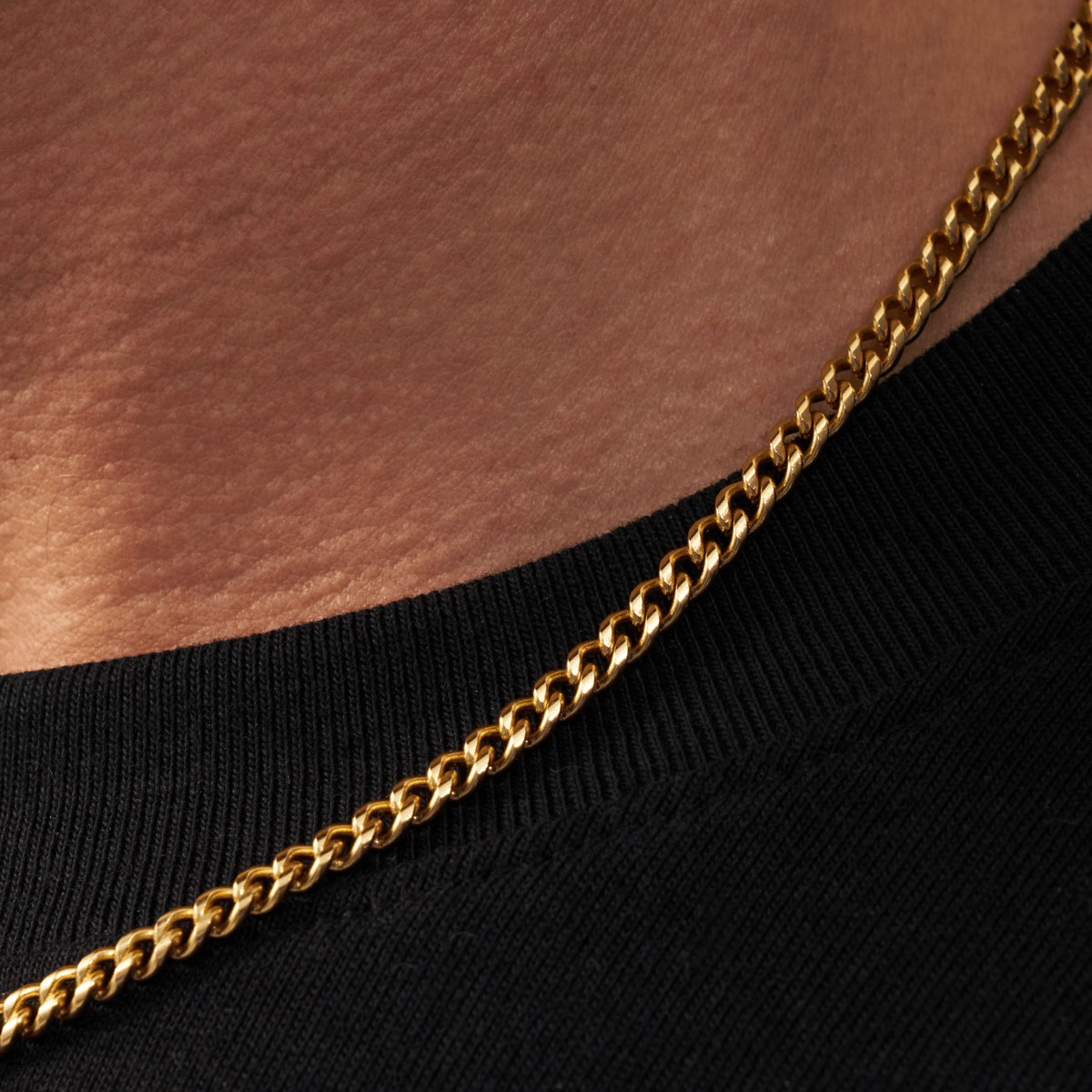 4MM Cuban Link Chain | Gold | CRAFTD London