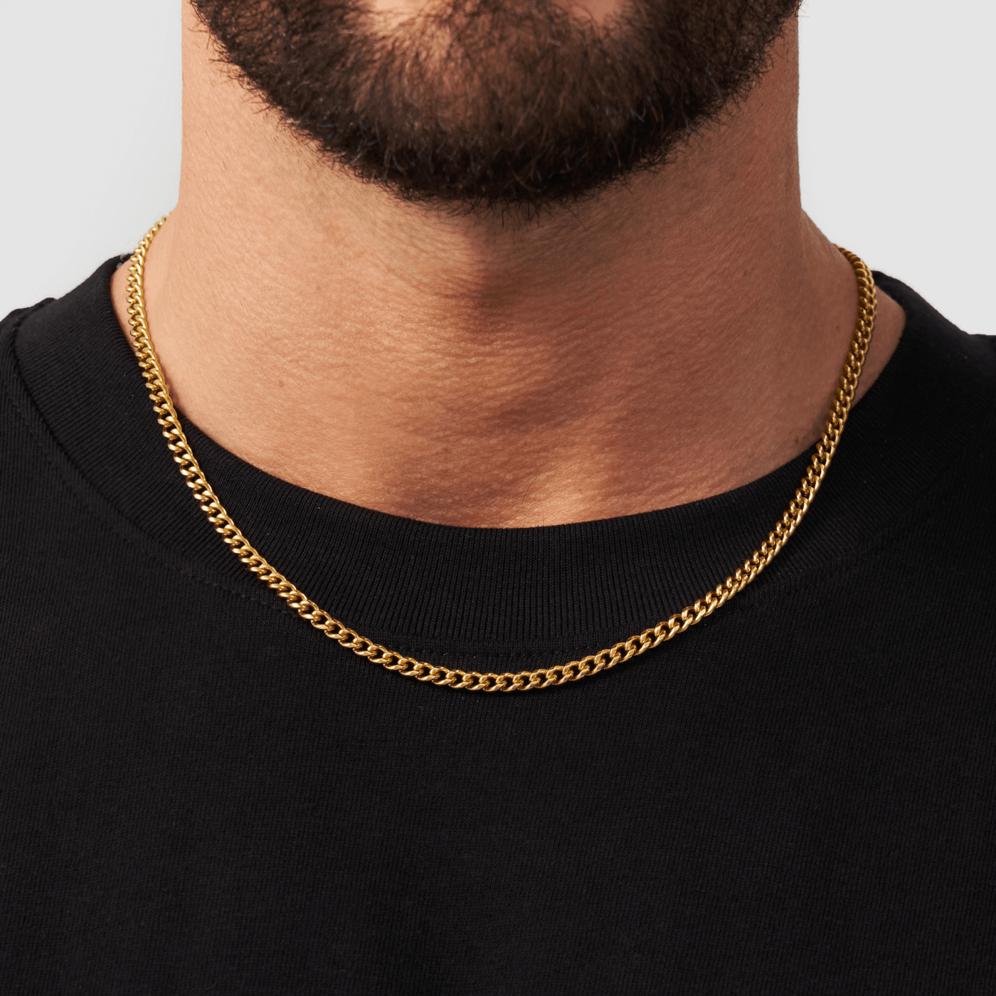 4MM Cuban Link Chain | Gold | CRAFTD London