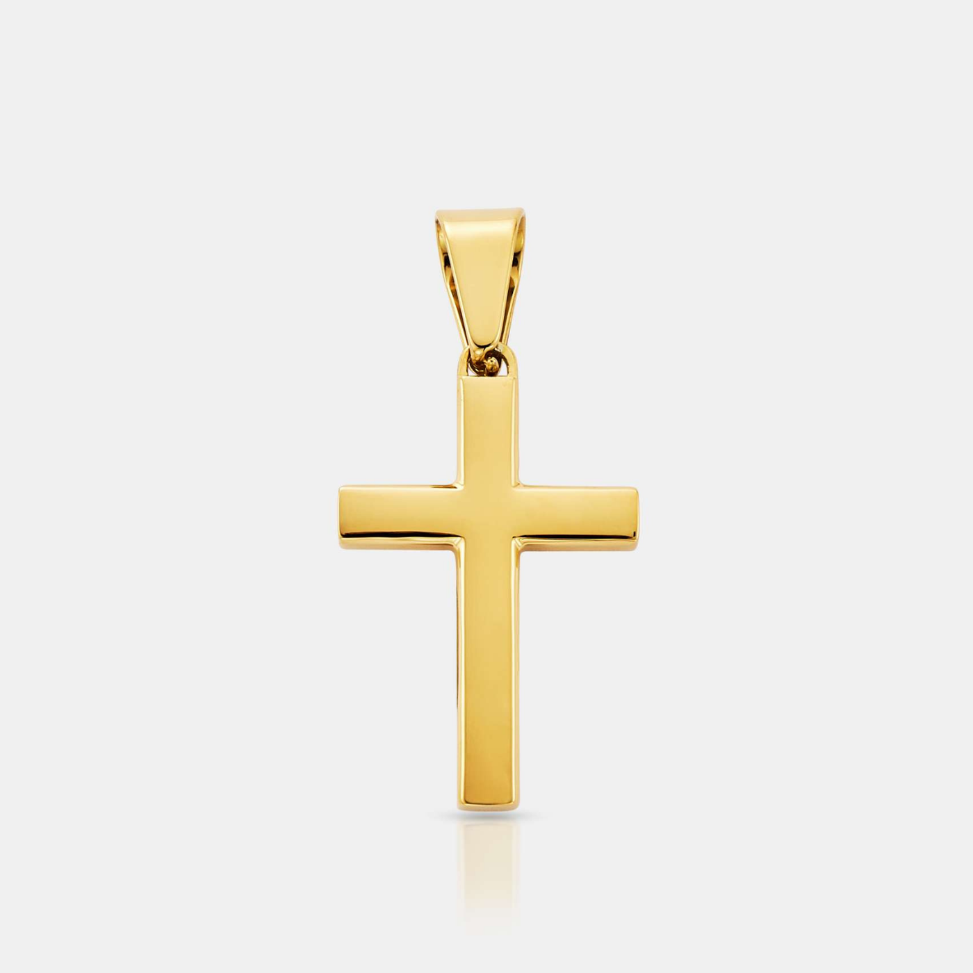 Gold Latin Cross Pendant for Men | CRAFTD London
