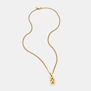 Offensive Bear Pendant Necklace (Gold) | CRAFTD London