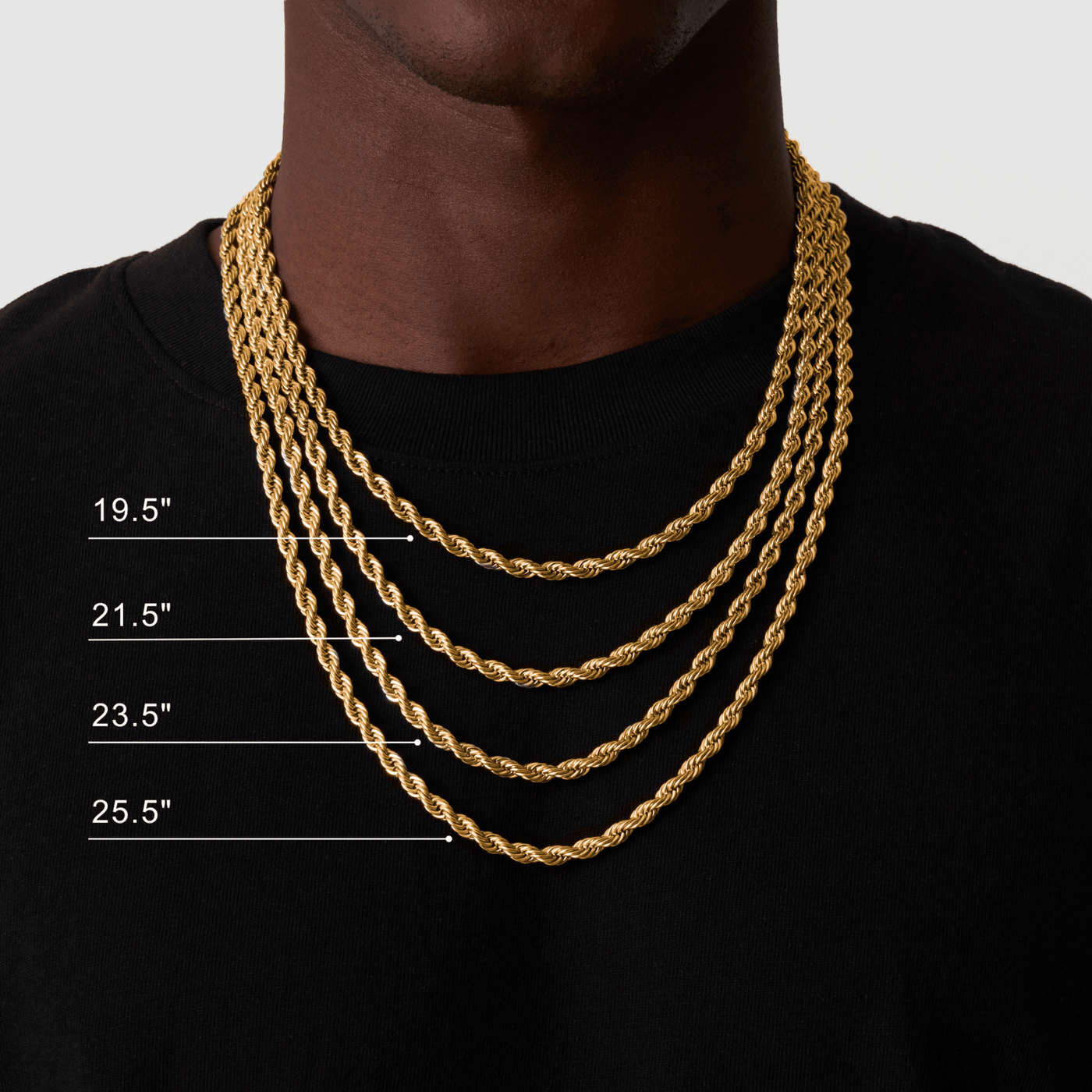 Gold Rope Chain | Rope Gold Chain | CRAFTD London
