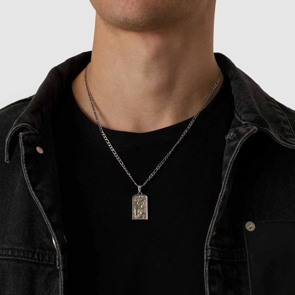 St Michael Necklace | St Michael Pendant Silver | CRAFTD London