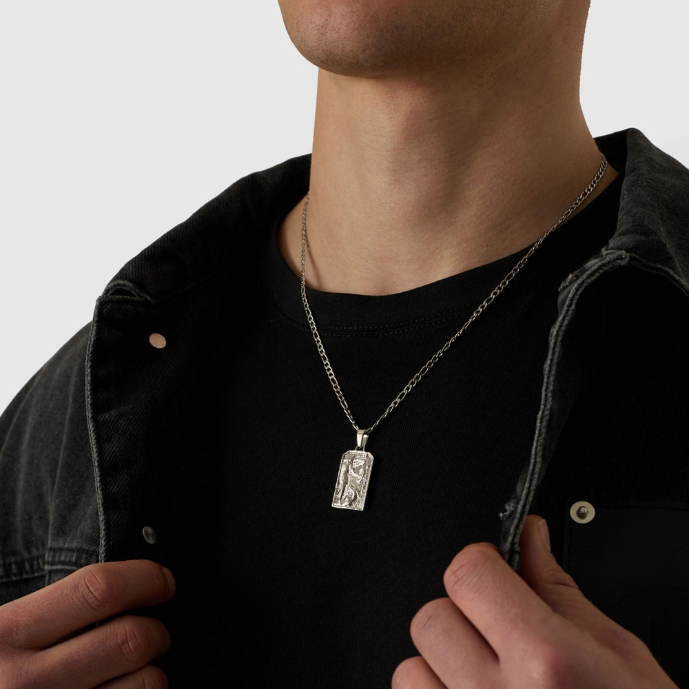 St Michael Necklace | St Michael Pendant Silver | CRAFTD London