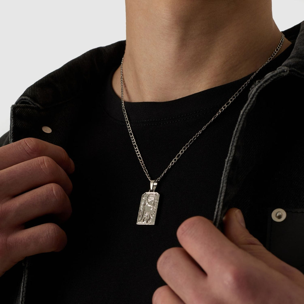 St Michael Necklace | St Michael Pendant Silver | CRAFTD London