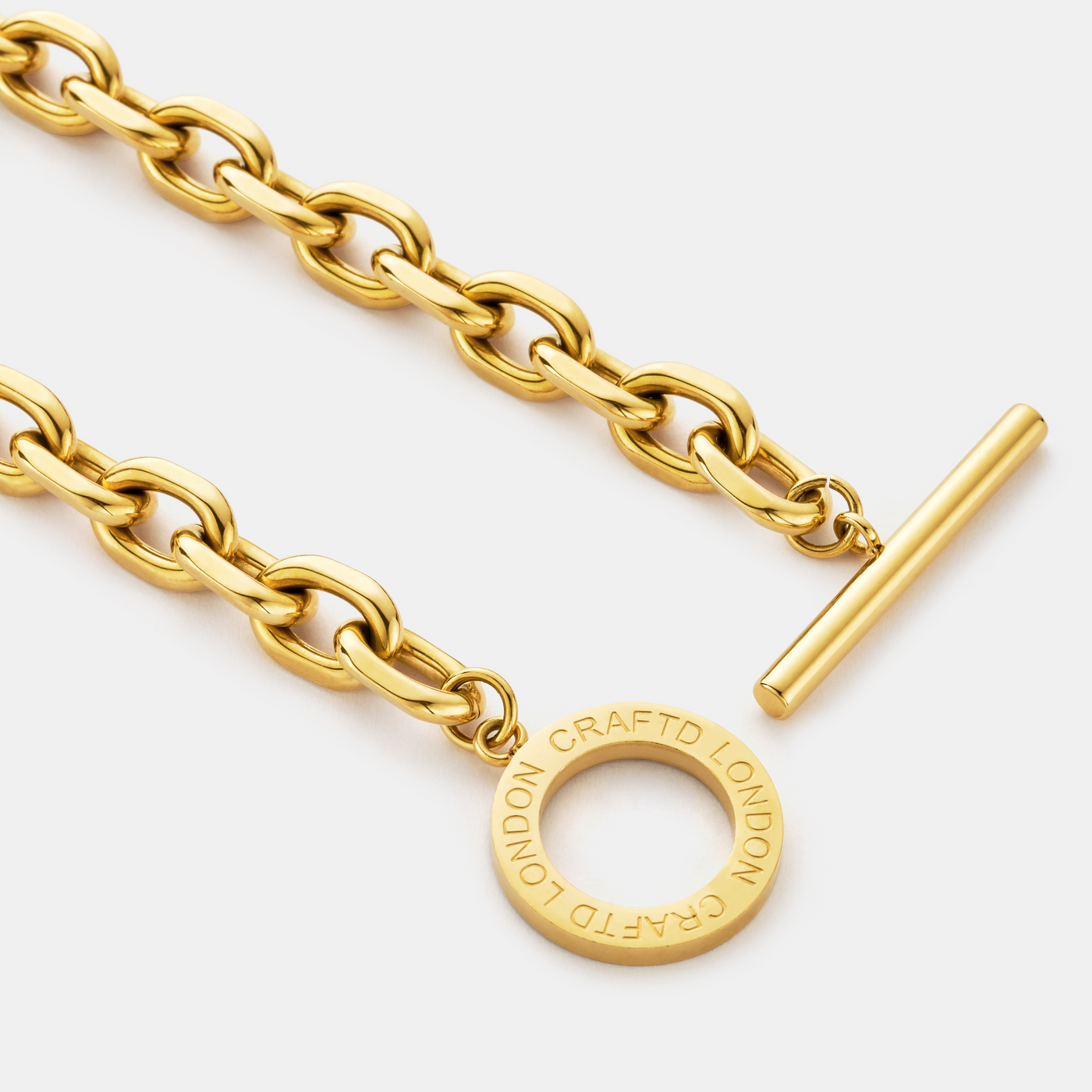 Gold Toggle Chain Necklace | CRAFTD London