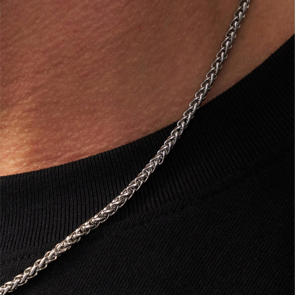 3MM Wheat Link Chain | Silver | CRAFTD London