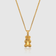 Offensive Bear Pendant Necklace (Gold) | CRAFTD London