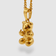 Offensive Bear Pendant Necklace (Gold) | CRAFTD London