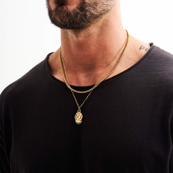 Happiness Pendant Necklace | Gold | CRAFTD London