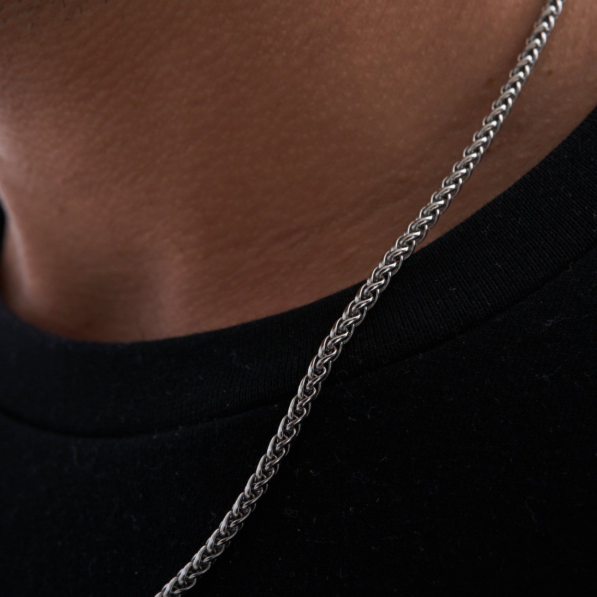 3MM Wheat Link Chain | Silver | CRAFTD London