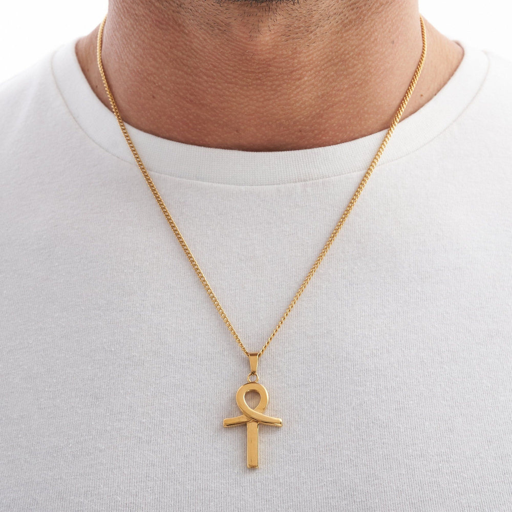 Gold Ankh Pendant | CRAFTD London