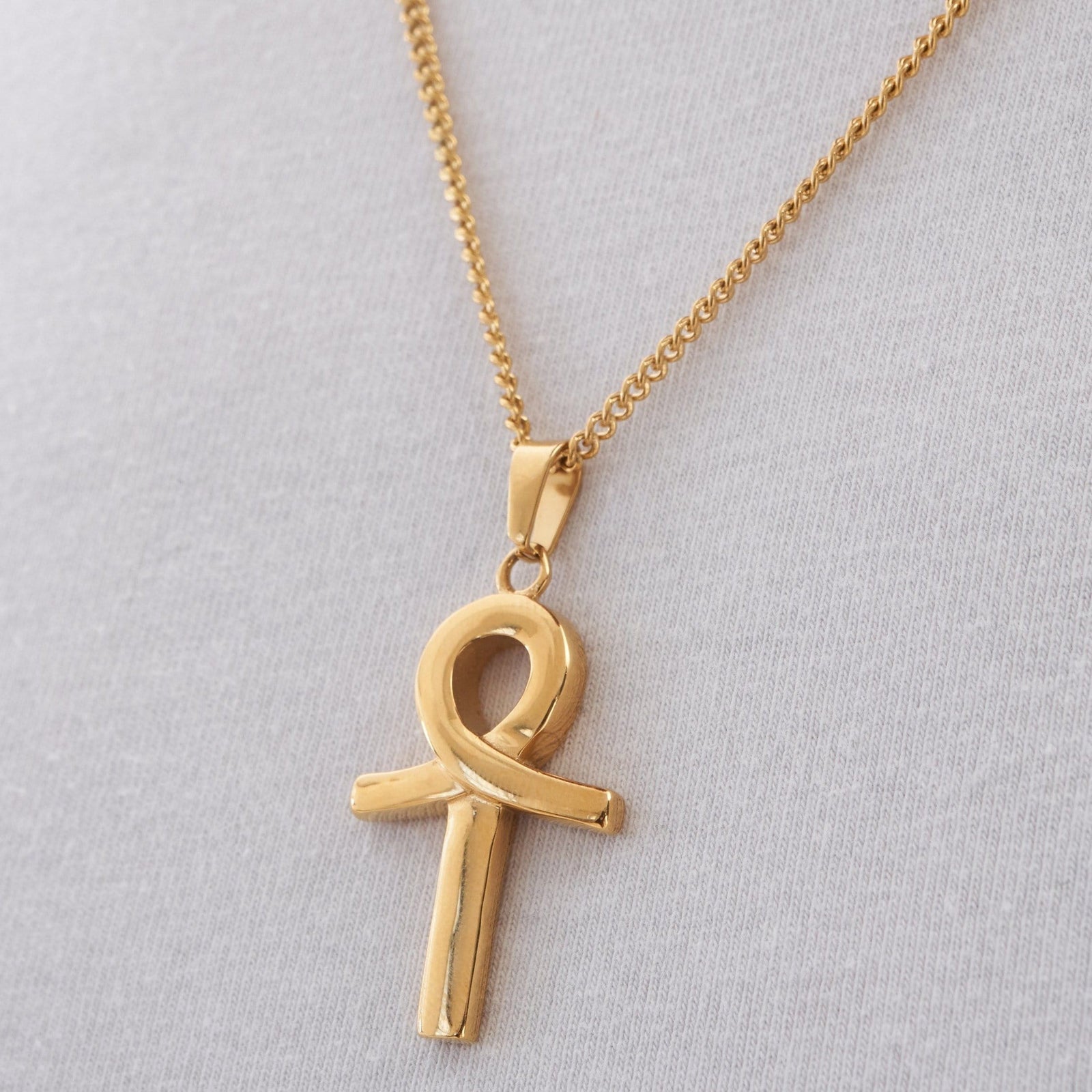 Gold Ankh Pendant | CRAFTD London