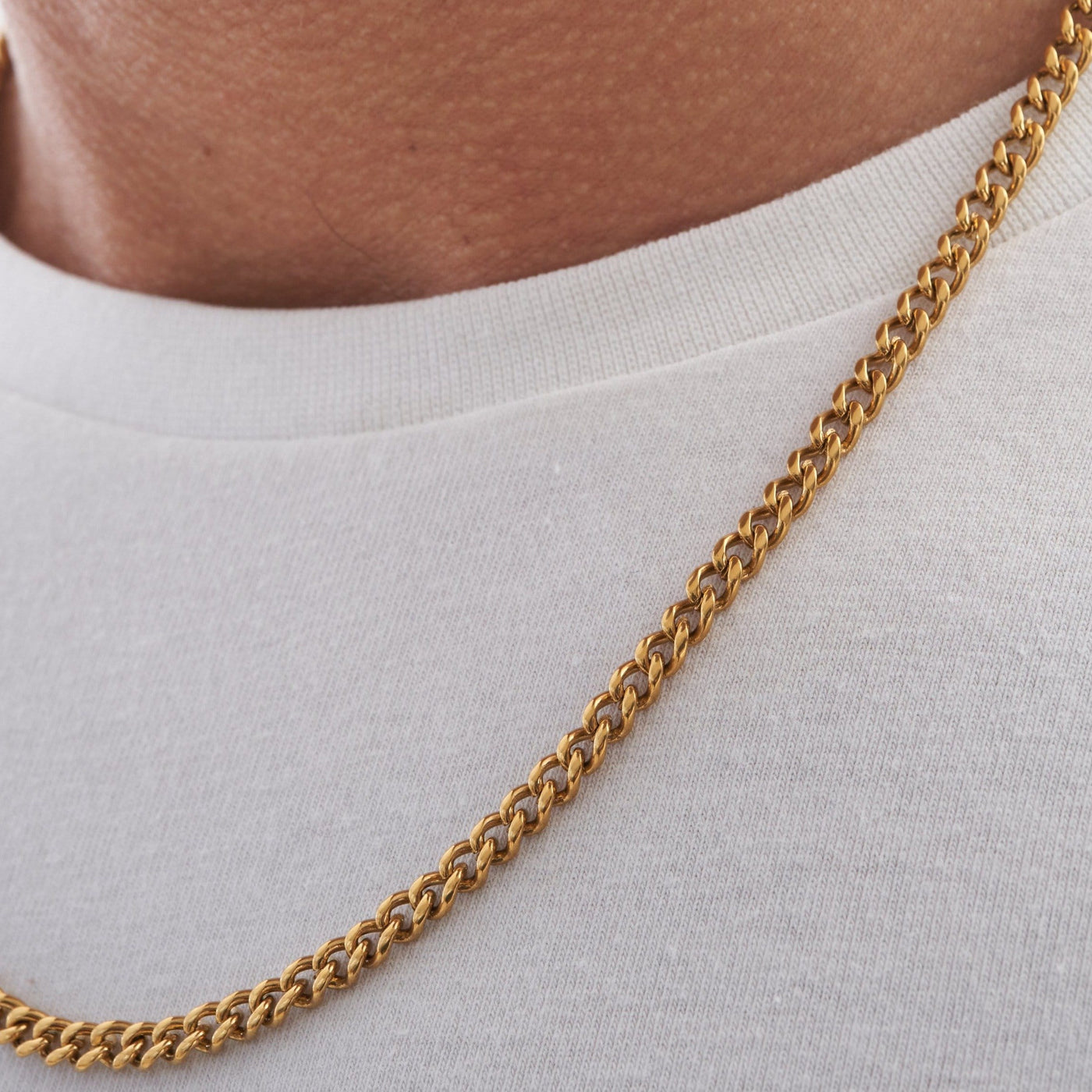 4MM Cuban Link Chain | Gold | CRAFTD London