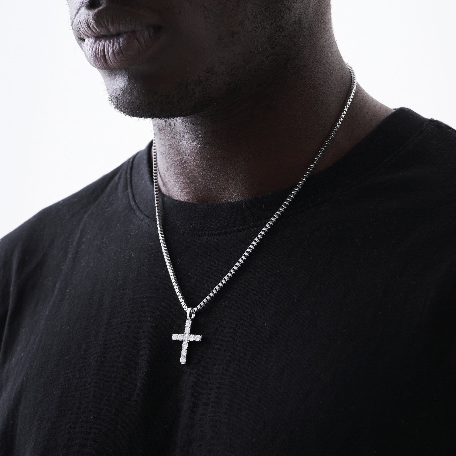 Silver Iced Cross | CRAFTD London