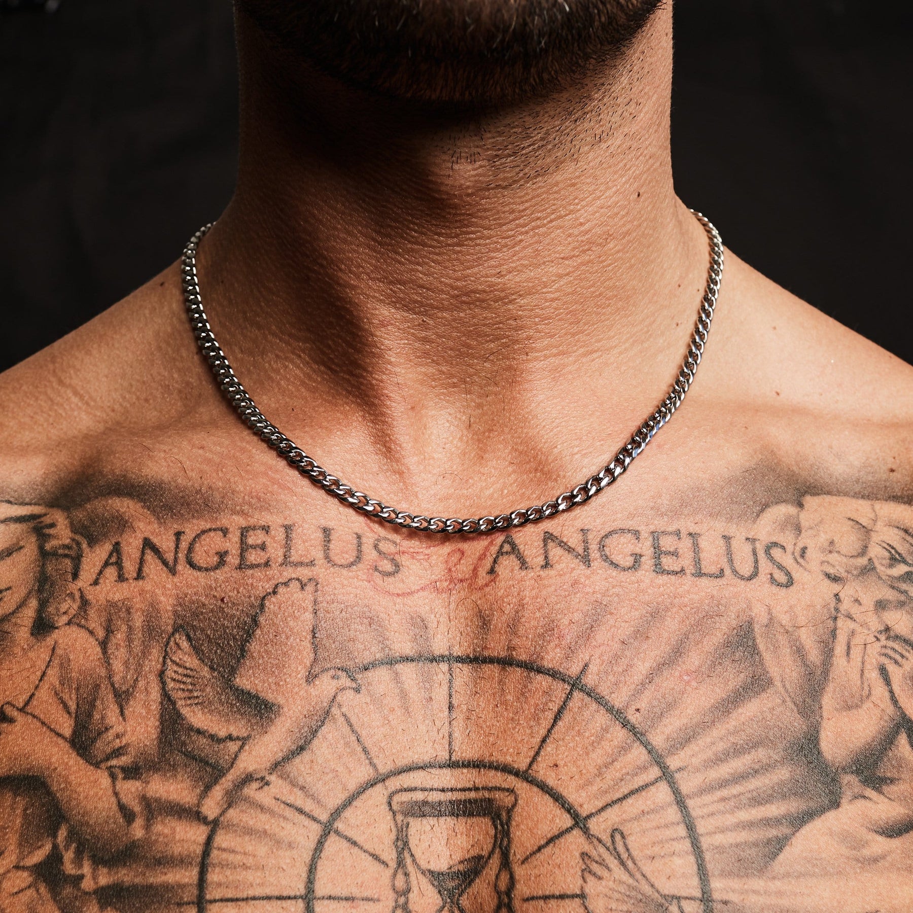 4MM Cuban Link Chain | Silver | CRAFTD London