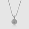 Silver Iced Compass Pendant | CRAFTD London