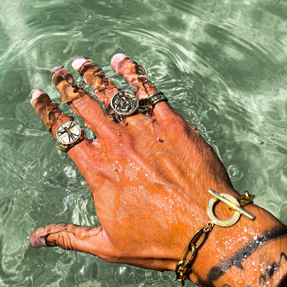 St Christopher Ring | Gold | CRAFTD London