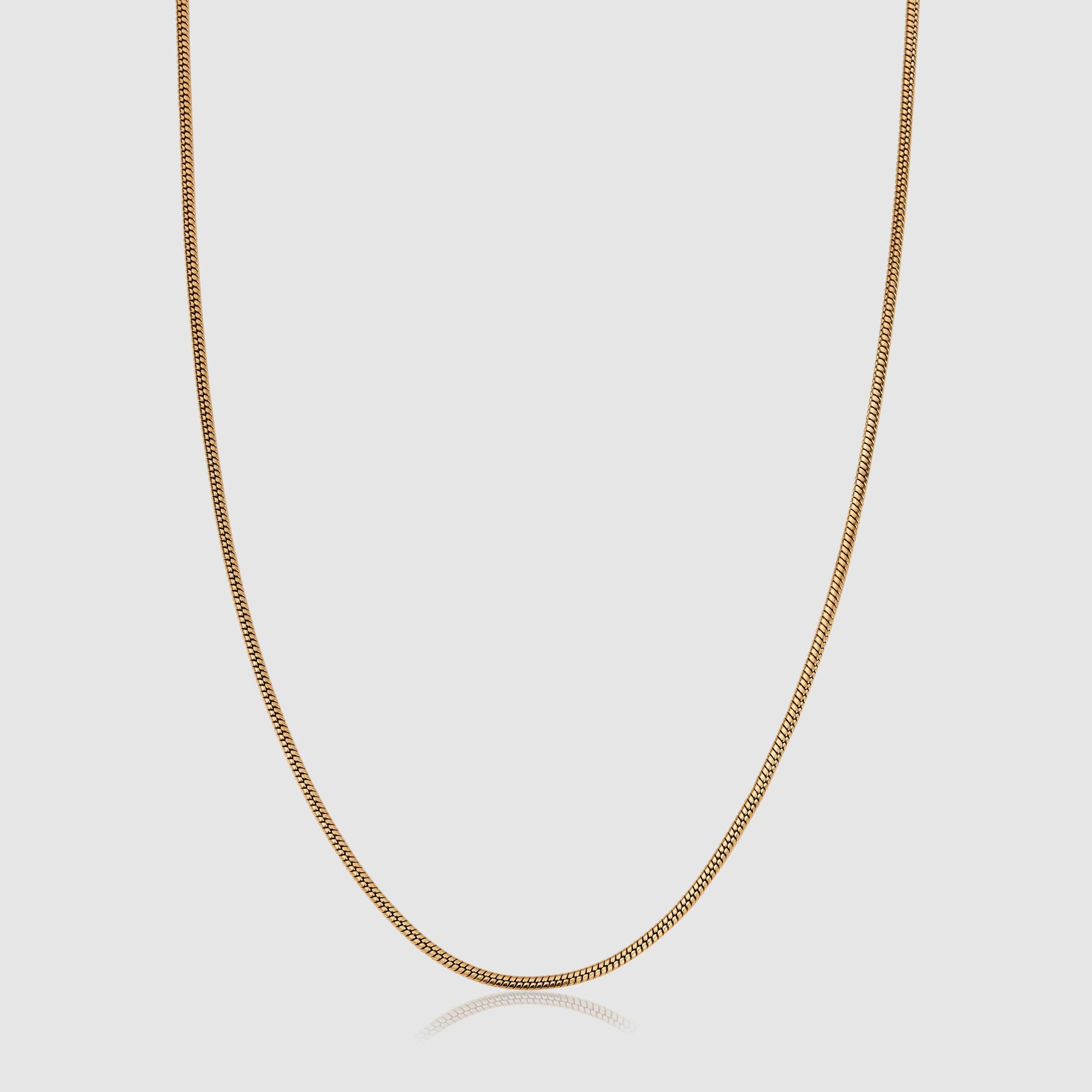 Gold Snake Chain Necklace | CRAFTD London