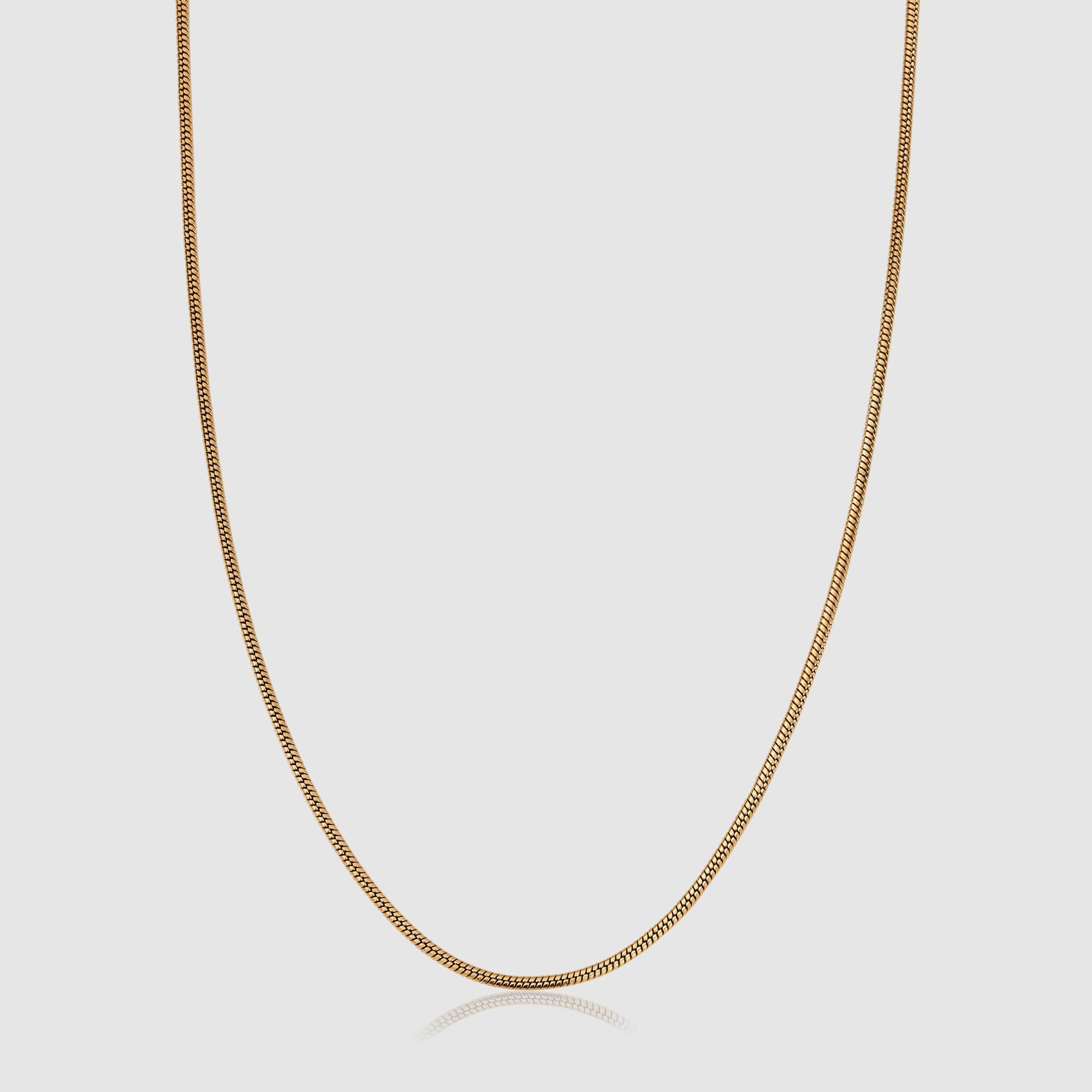 Gold Snake Chain Necklace | CRAFTD London