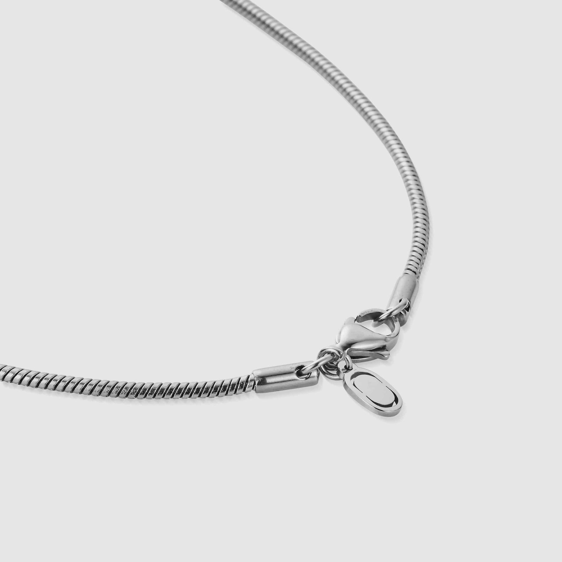 Silver Snake Chain | 2mm Snake Chain | CRAFTD London