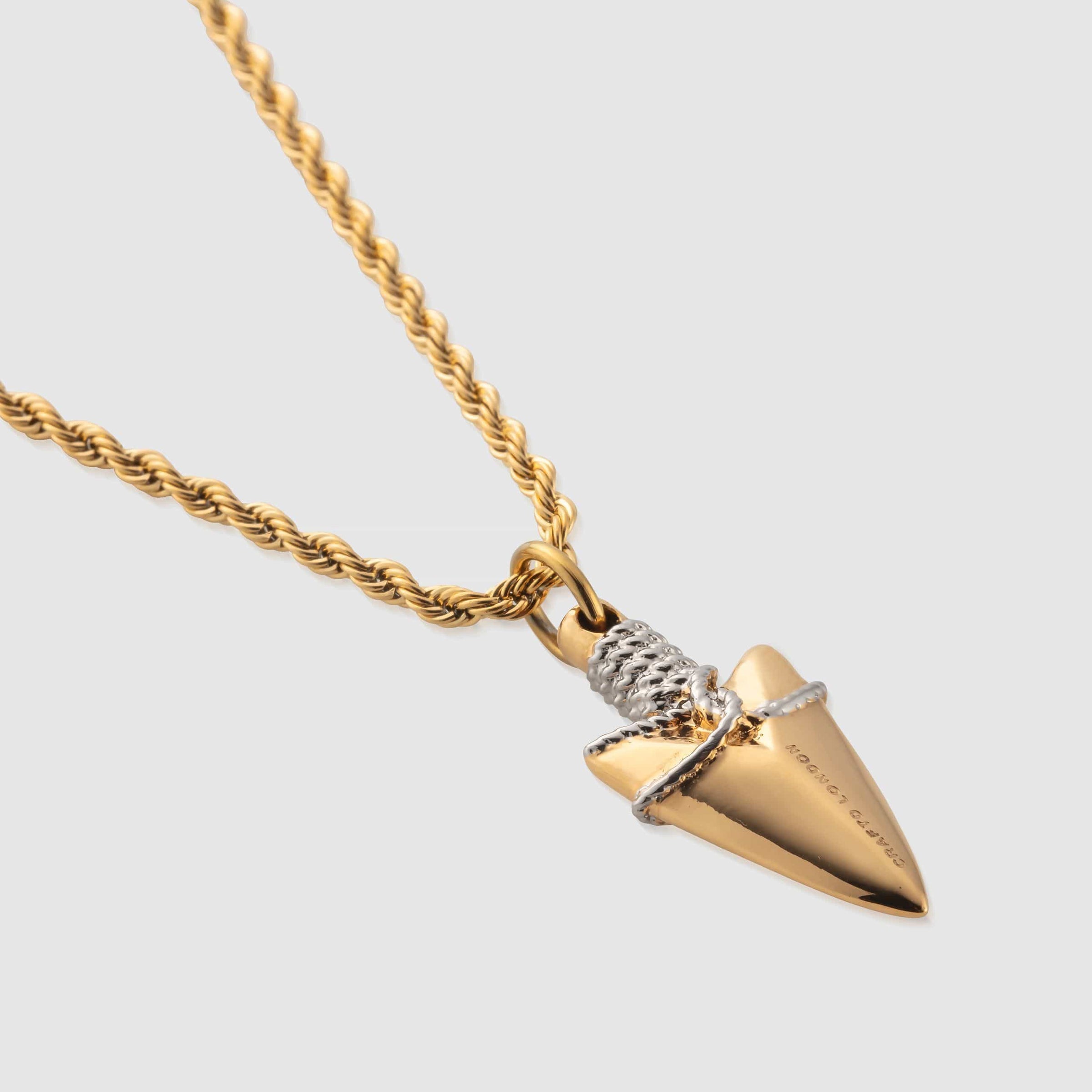 Arrow Pendant Necklace | CRAFTD London