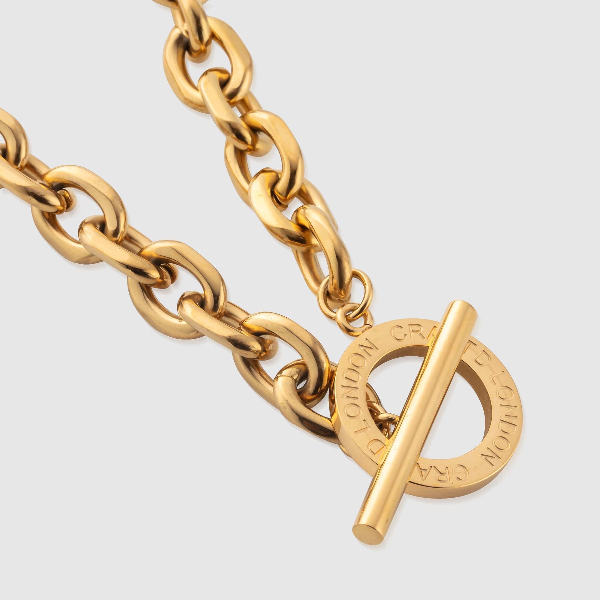 Gold Toggle Chain Necklace | CRAFTD London