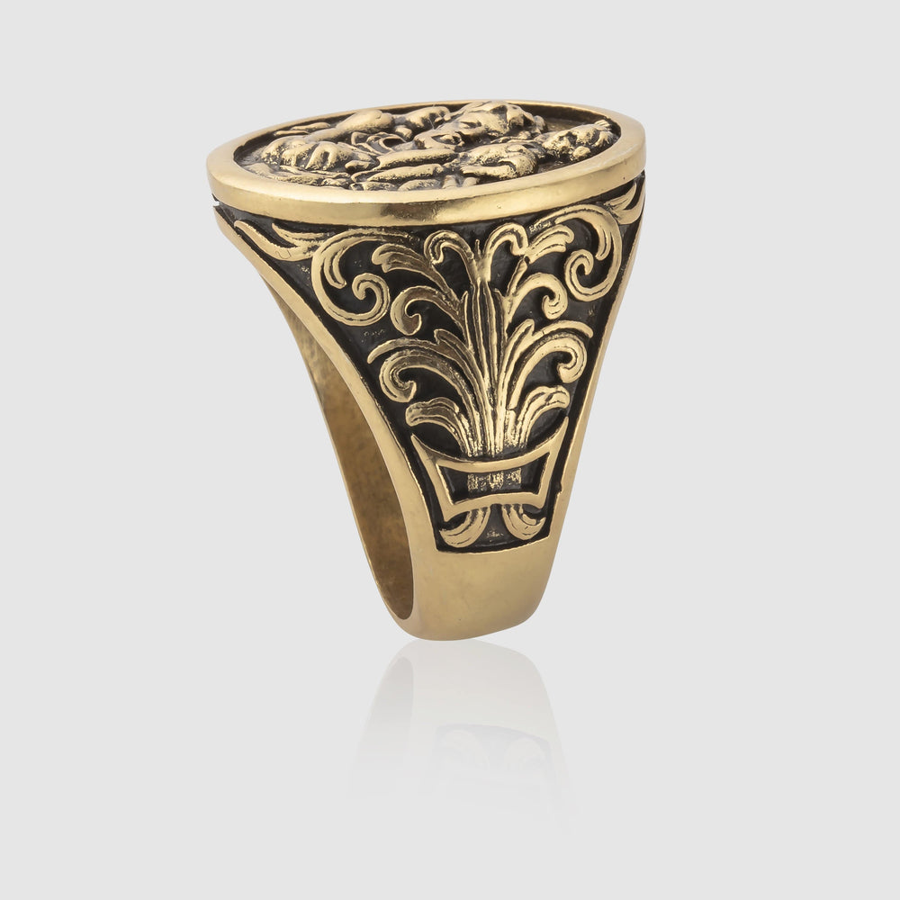 St Christopher Ring | Gold | CRAFTD London