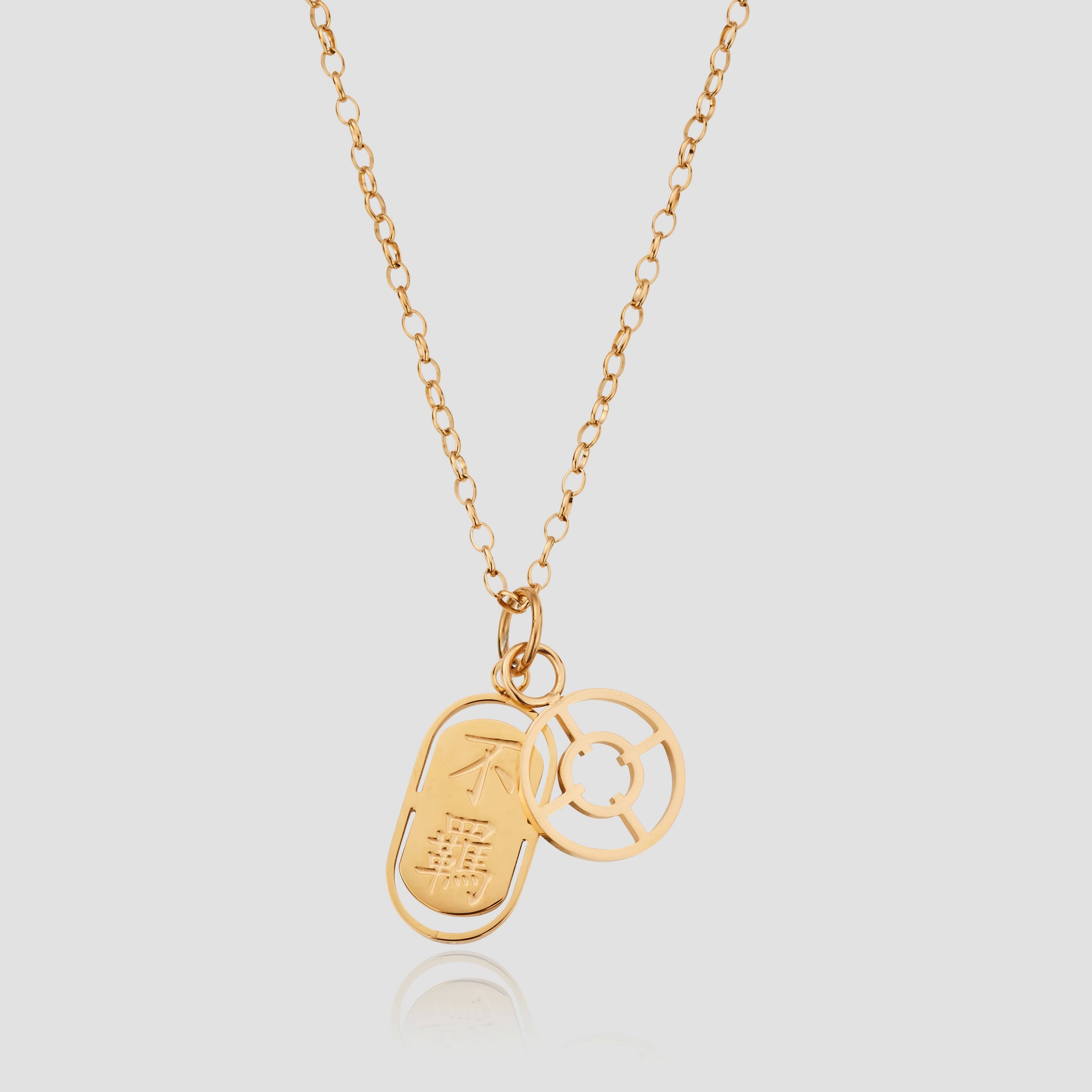 Happiness Pendant Necklace | Gold | CRAFTD London