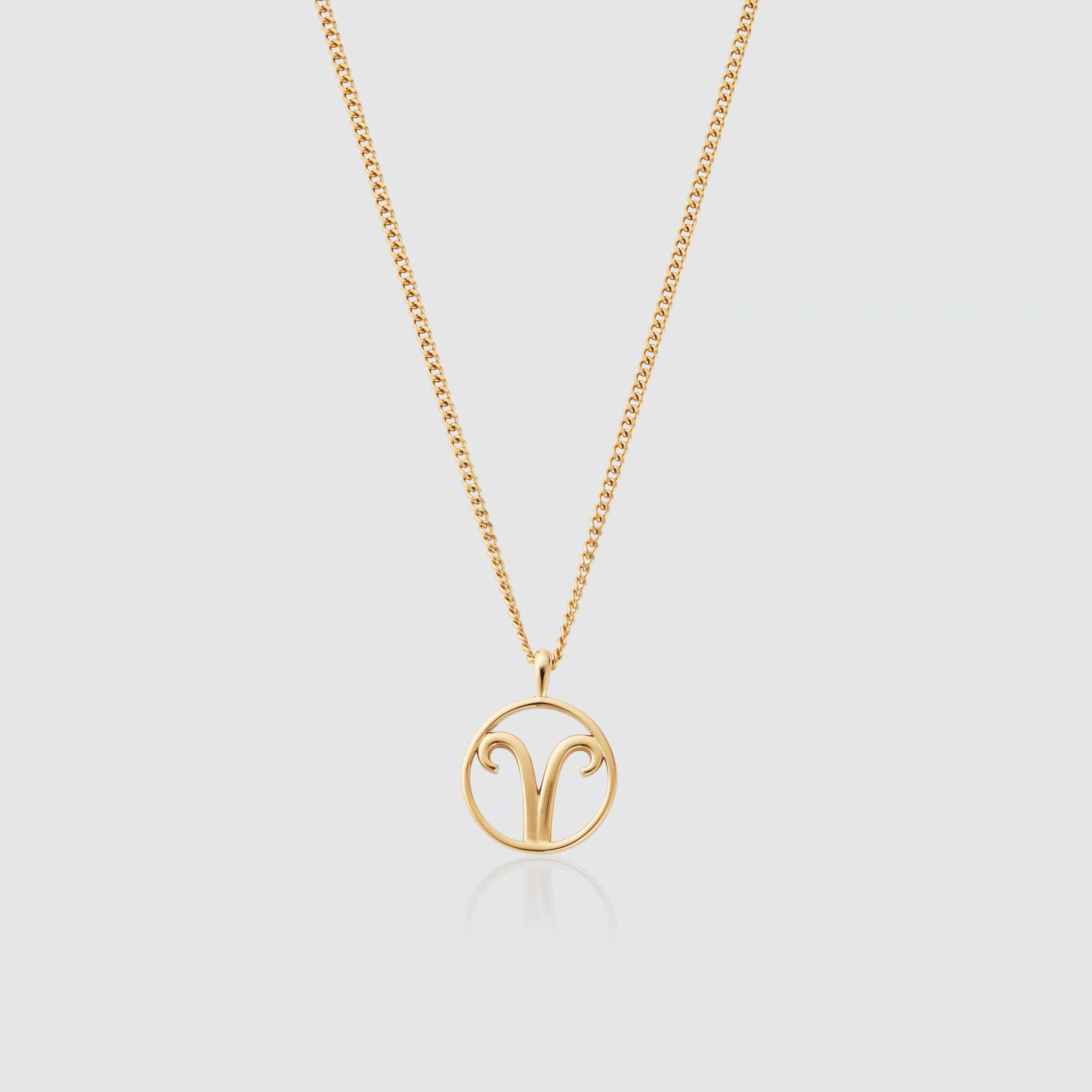 Aries Pendant & Chain | Gold | CRAFTD London