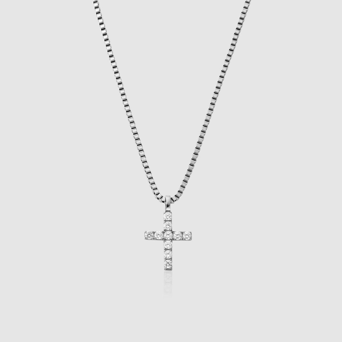 Silver Iced Cross | CRAFTD London