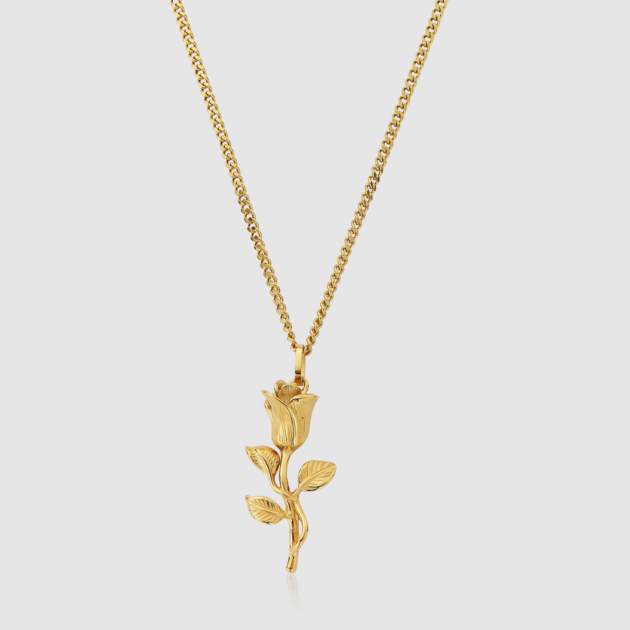 Gold Rose Pendant | CRAFTD London